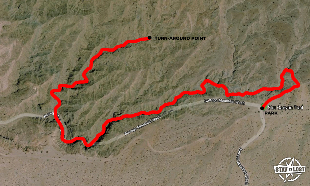 Hiking The Slot (Anza-Borrego) in Anza-Borrego Desert State Park ...