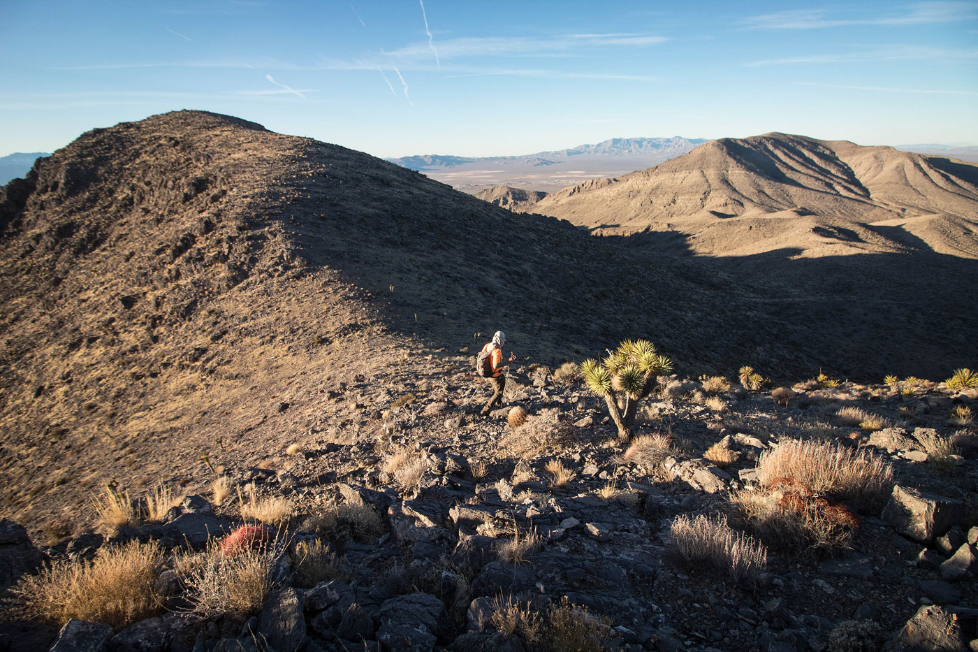 Hike Ragged and Jagged Peaks Loop in Potosi Mountain BLM - Stav is Lost